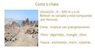 Las 8 regiones naturales | PPTX