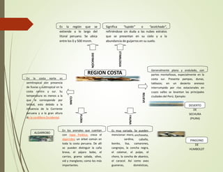 Las 8 regiones naturales del peru | PPTX