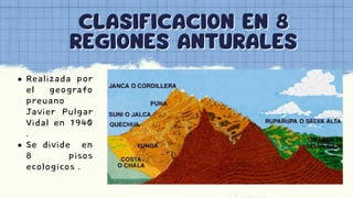 las ocho regiones naturales del Peru para primaria | PDF