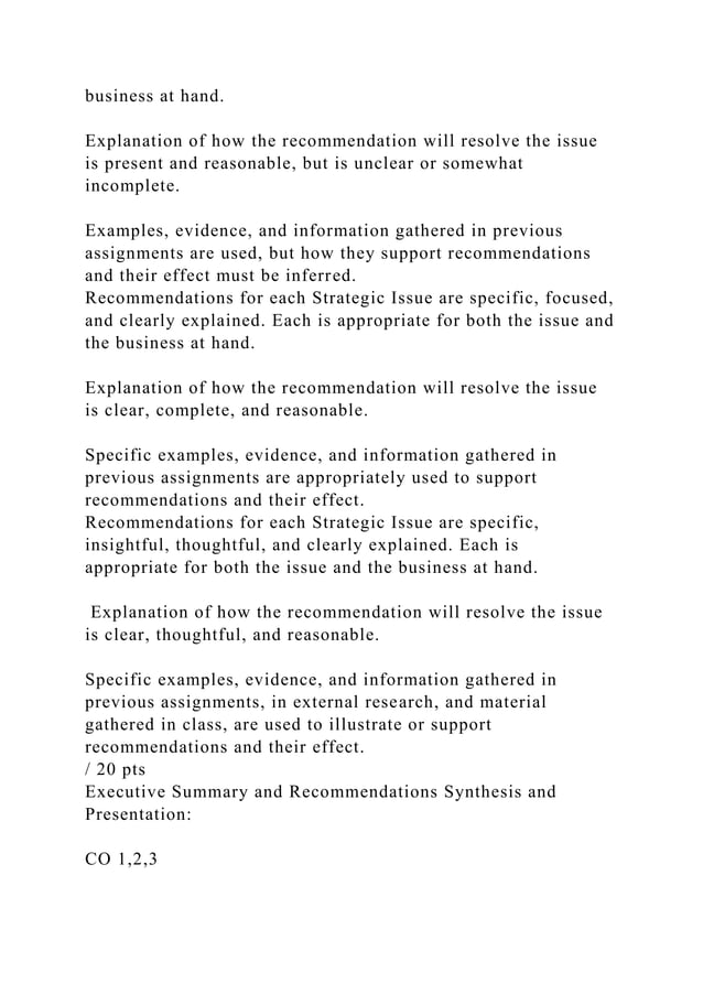 LASA 2—Capstone Strategic AuditUnsatisfactory70 - 77.docx