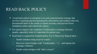 ADVERSE DRUG REACTIONS, ADE, LASA drugs, VERBAL ORDER AND DOCUMENTATION ...