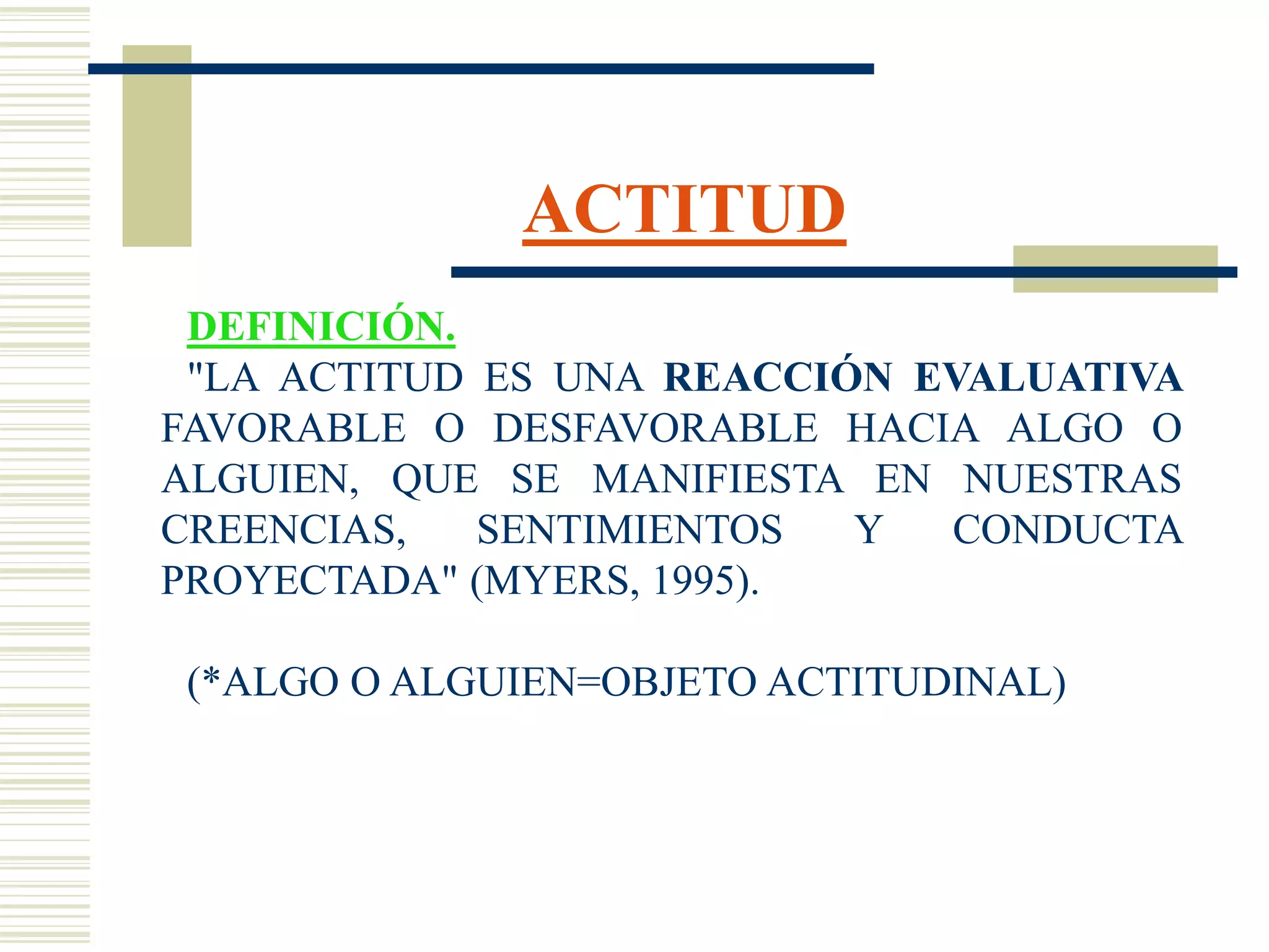 Las Actitudes componentes y escalas.ppt | Educational Assessment ...