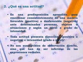Las Actitudes componentes y escalas.ppt