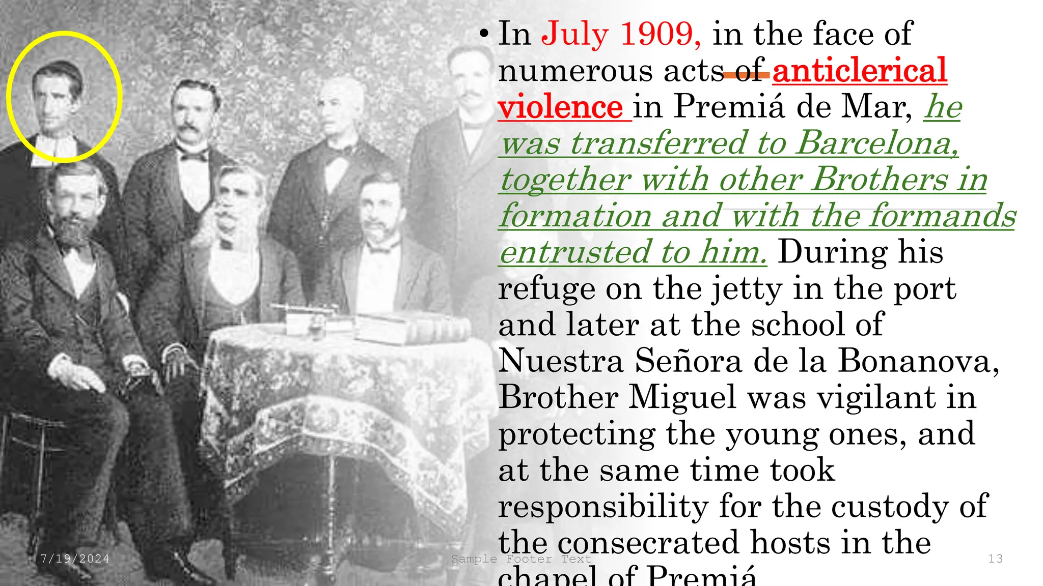 the life, vocation, and mission of the 3 la sallian saints | PPT