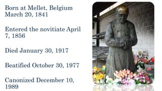 the life, vocation, and mission of the 3 la sallian saints | PPT