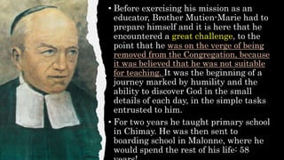 the life, vocation, and mission of the 3 la sallian saints | PPTX