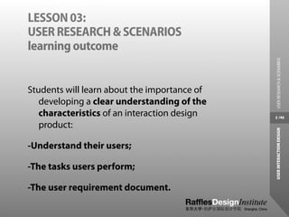 User Research and Scenarios | PDF