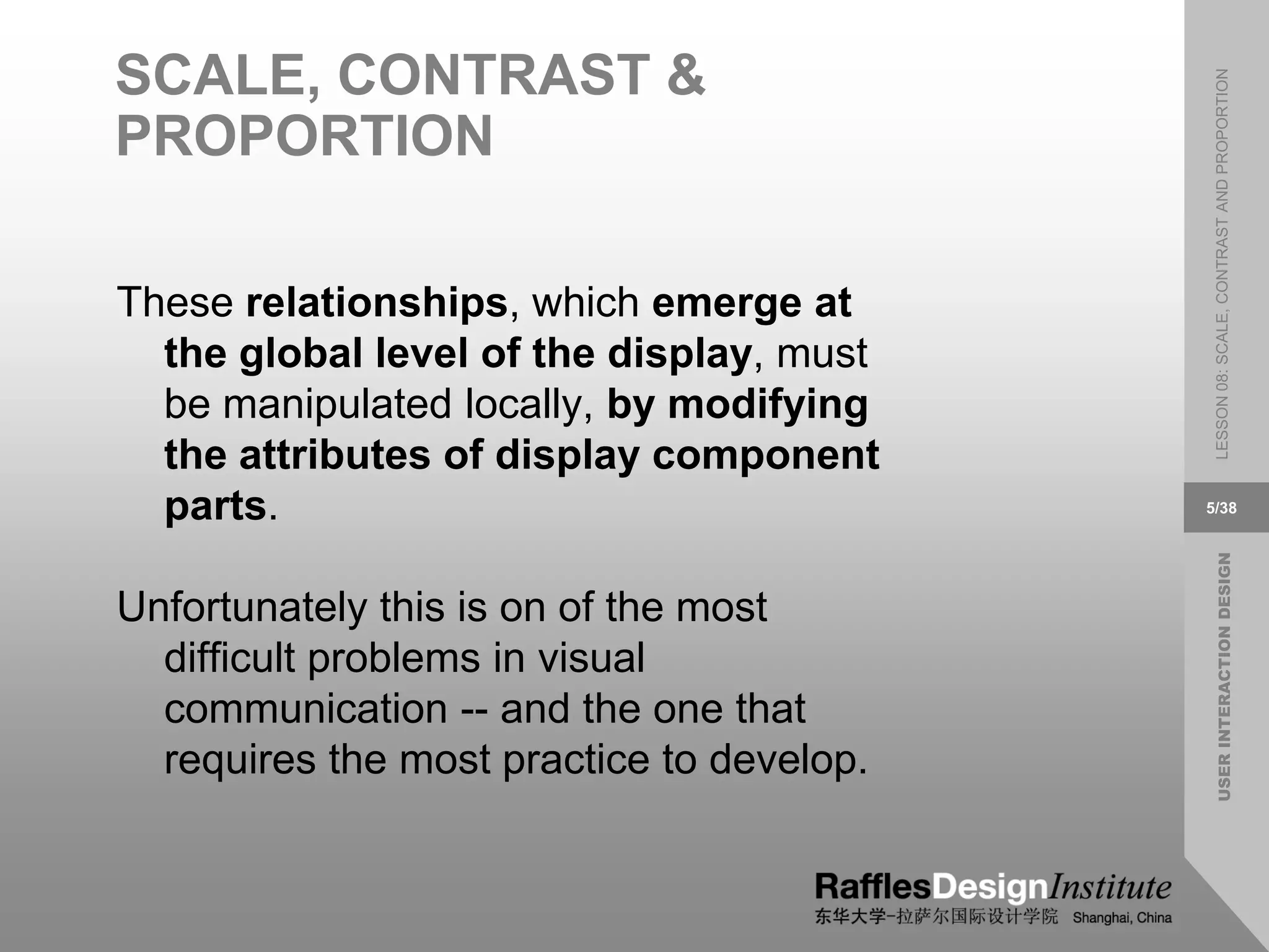 Communication-Oriented Interface Design Principles: Part II (User ...