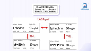 Presentation on Safe use of LASA medicine According to DRAP Guidelines.pptx