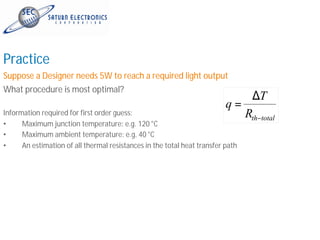 Clemens Lasance: LED Junction Temperature, Thermal Resistance PCB | PDF