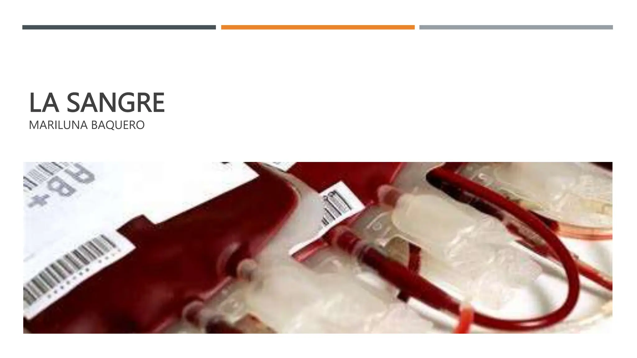 LA SANGRE - y sus componentes completos en el cuerpo humano | PPT