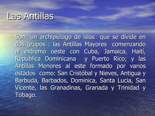 Las antillas | PPT
