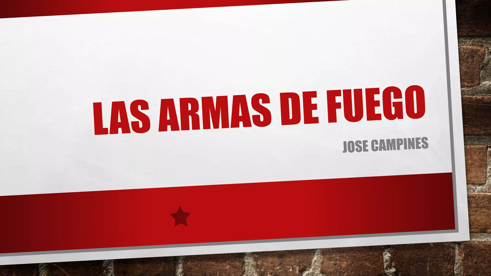 Las armas de fuego | PPT