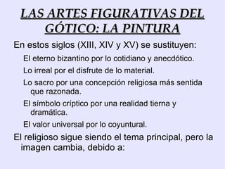 Las Artes Figurativas del Gótico (II) | ODP