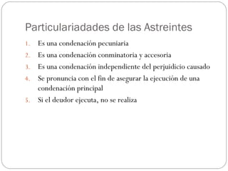Las astreintes ante la jurisdicción inmobiliaria | PPT
