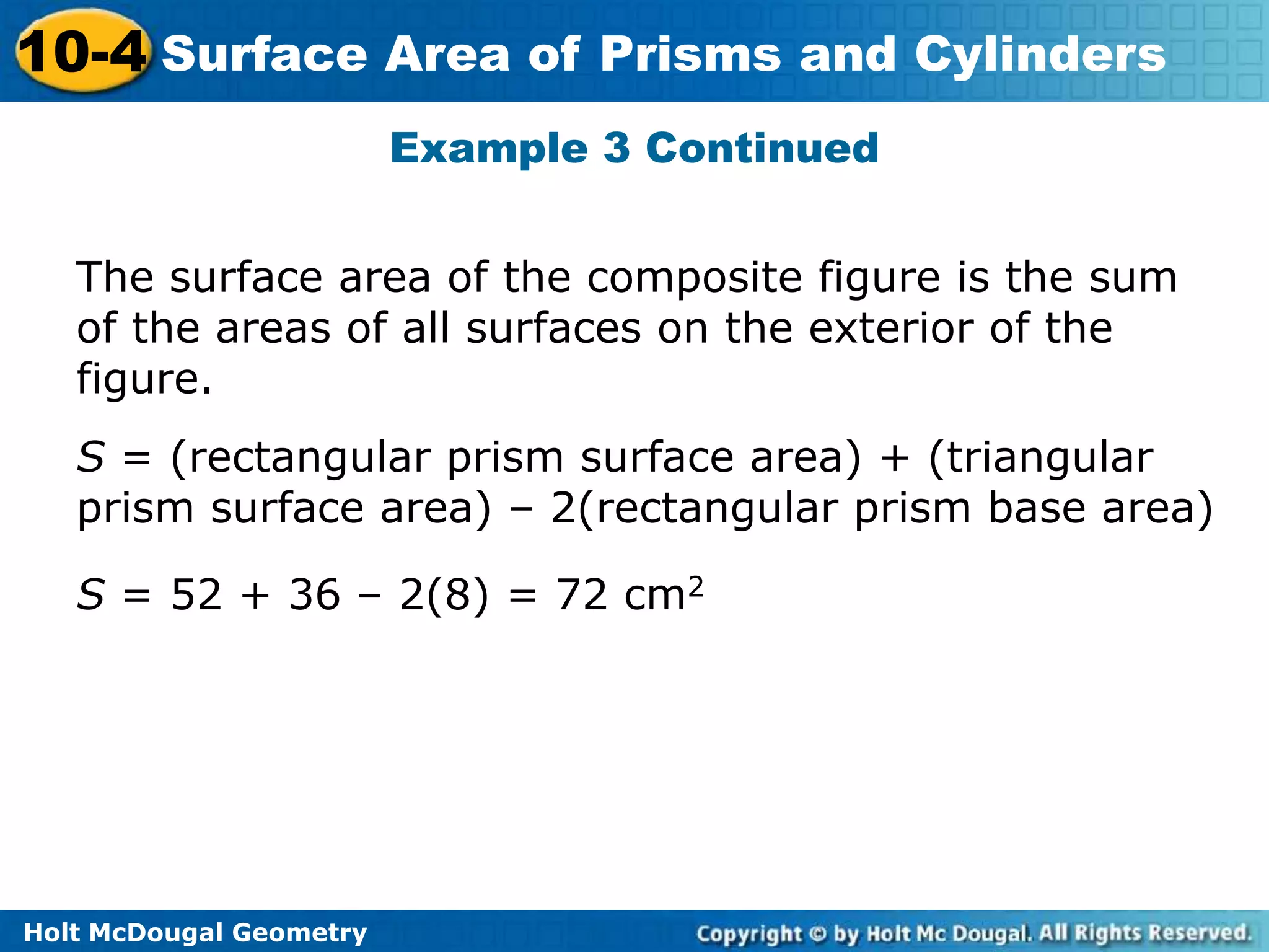 Lasav of prisms and cylindersupdated | PPTX
