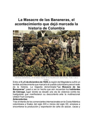 Las Bananeras Docx