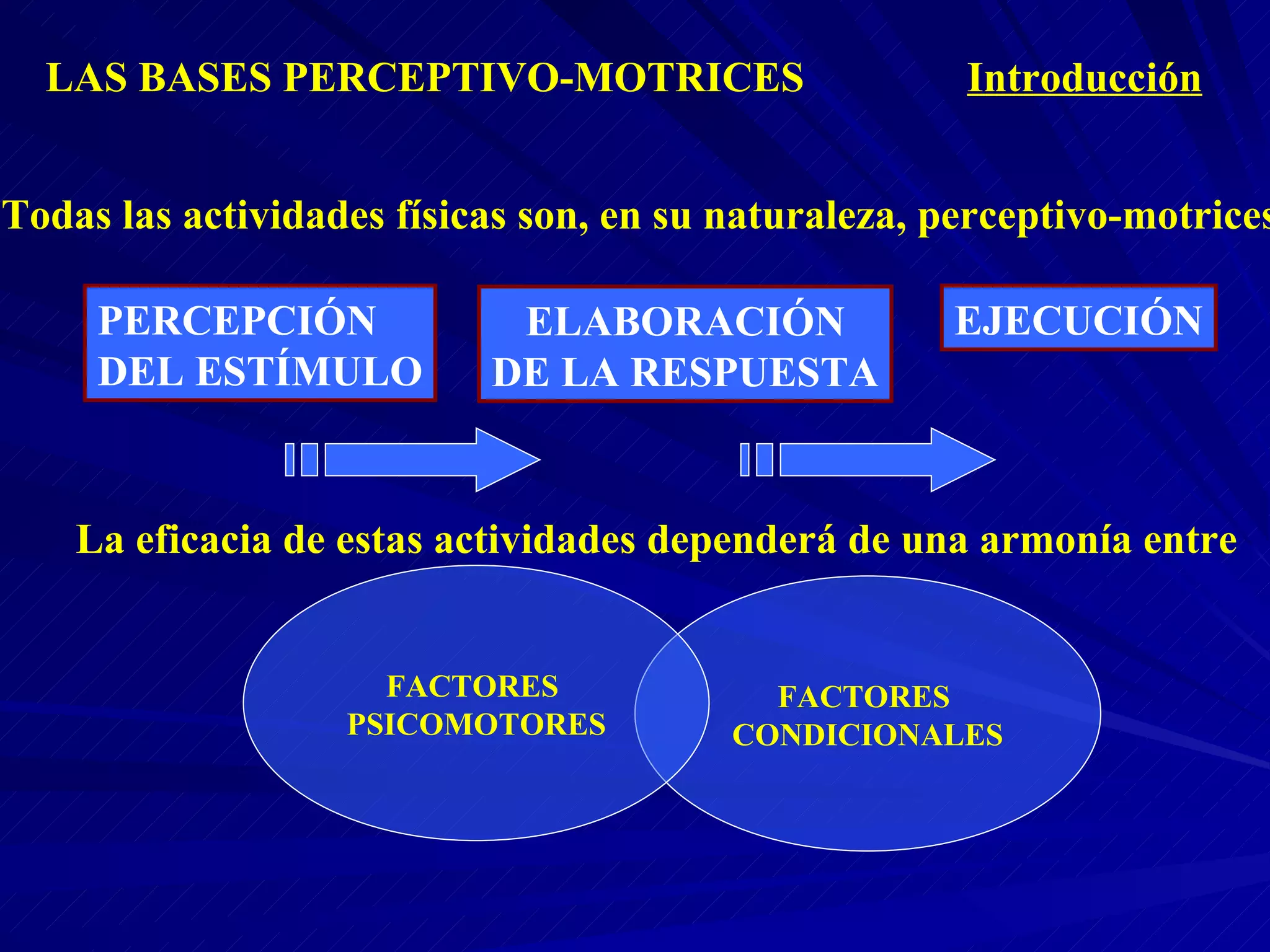 Las Bases Perceptivo Motrices | PPT