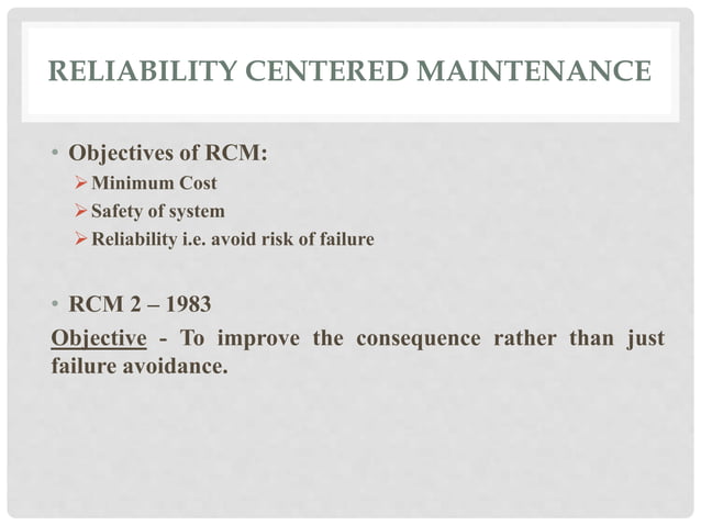 Boeing - Reliability Centered Maintenance | PPTX | Manufacturing ...