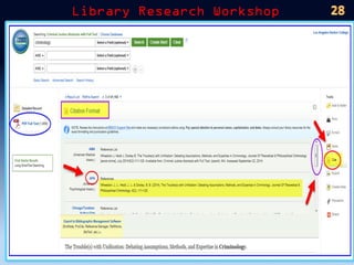 Using the LASC Catalog and Databases | PPT