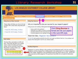 Using the LASC Catalog and Databases | PPT