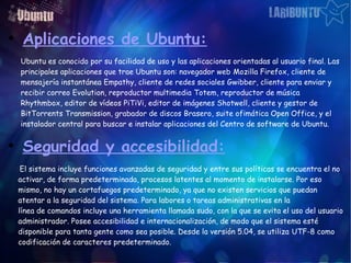 Las características de ubuntu | ODP