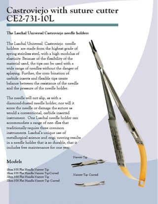 Laschal Surgical Instruments | PDF