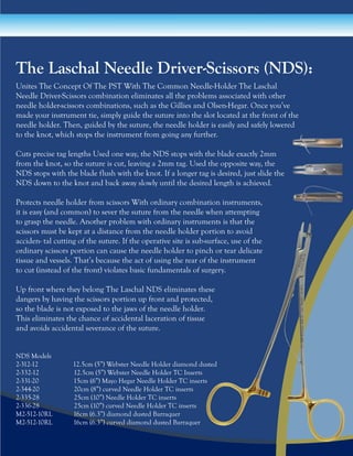 Laschal Scissors/Forceps Combination for Removing Sutures | PDF