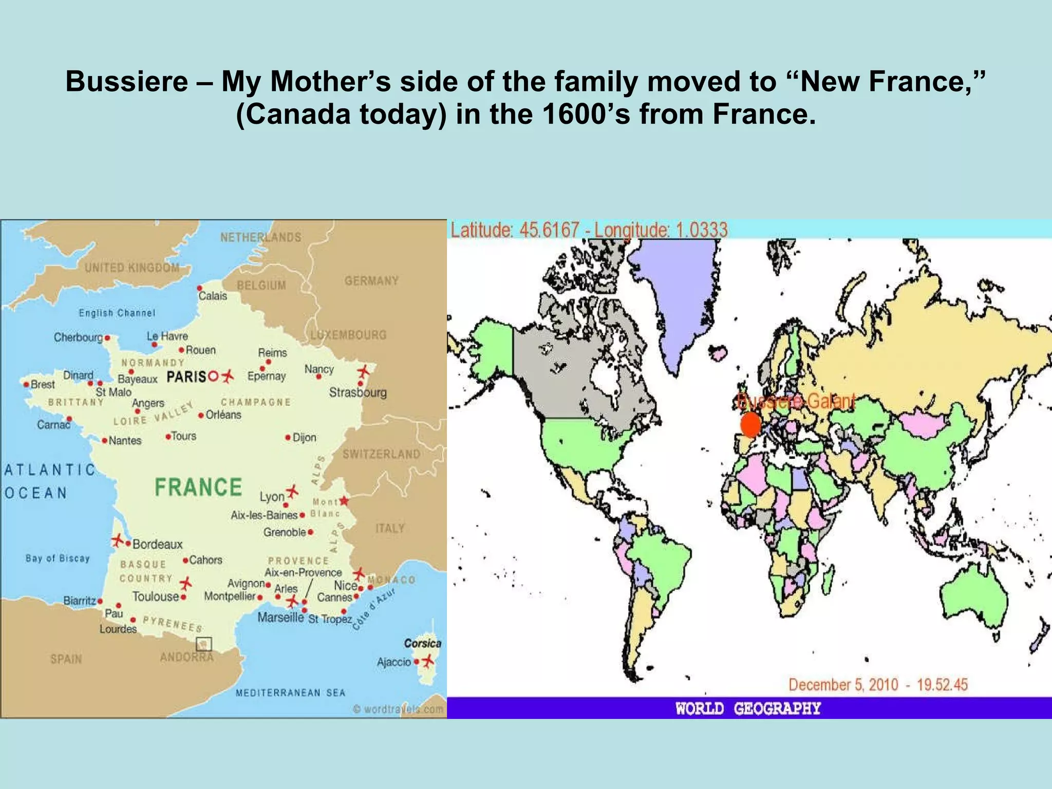 Lascik / Bussiere Family Tree Project | PPT