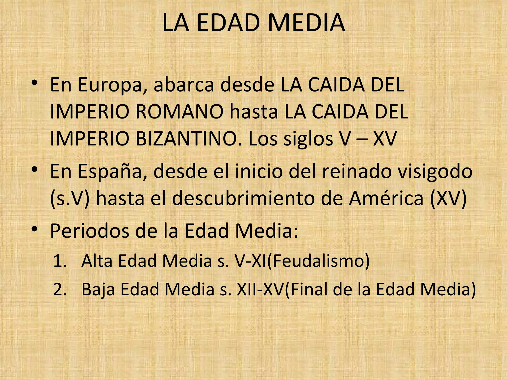 Las ciudades en la edad media | PPT