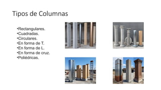 Información sobre tipos de Columnas en C.C | PPTX