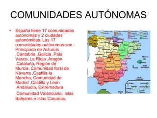 Las comunidades autonomas | PPT
