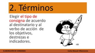 Las consignas en la Evaluación | PDF