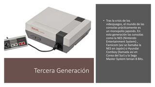 Las consolas y sus generaciones | PPTX