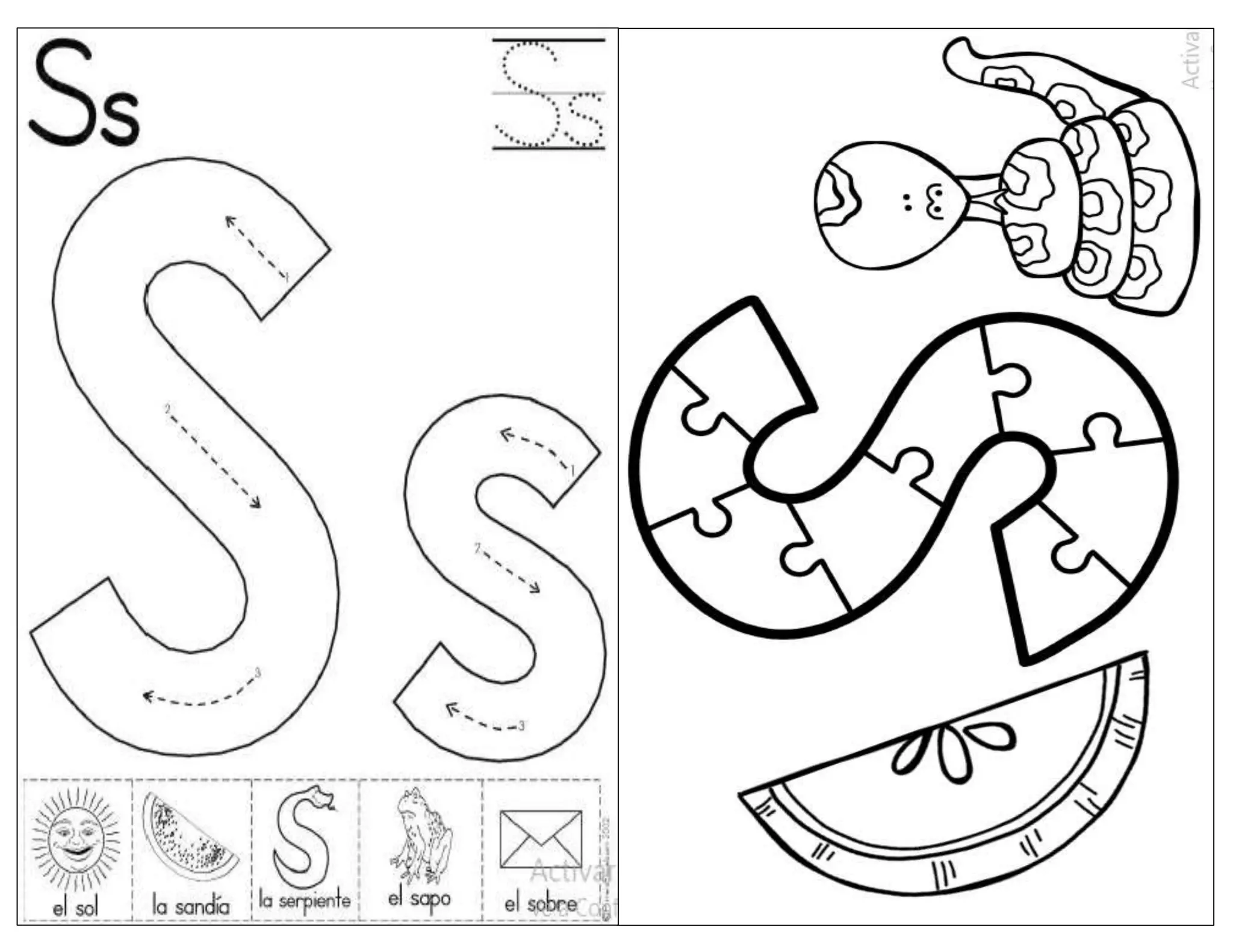 Las consonantes m, p, s, l, t, n y d | DOCX