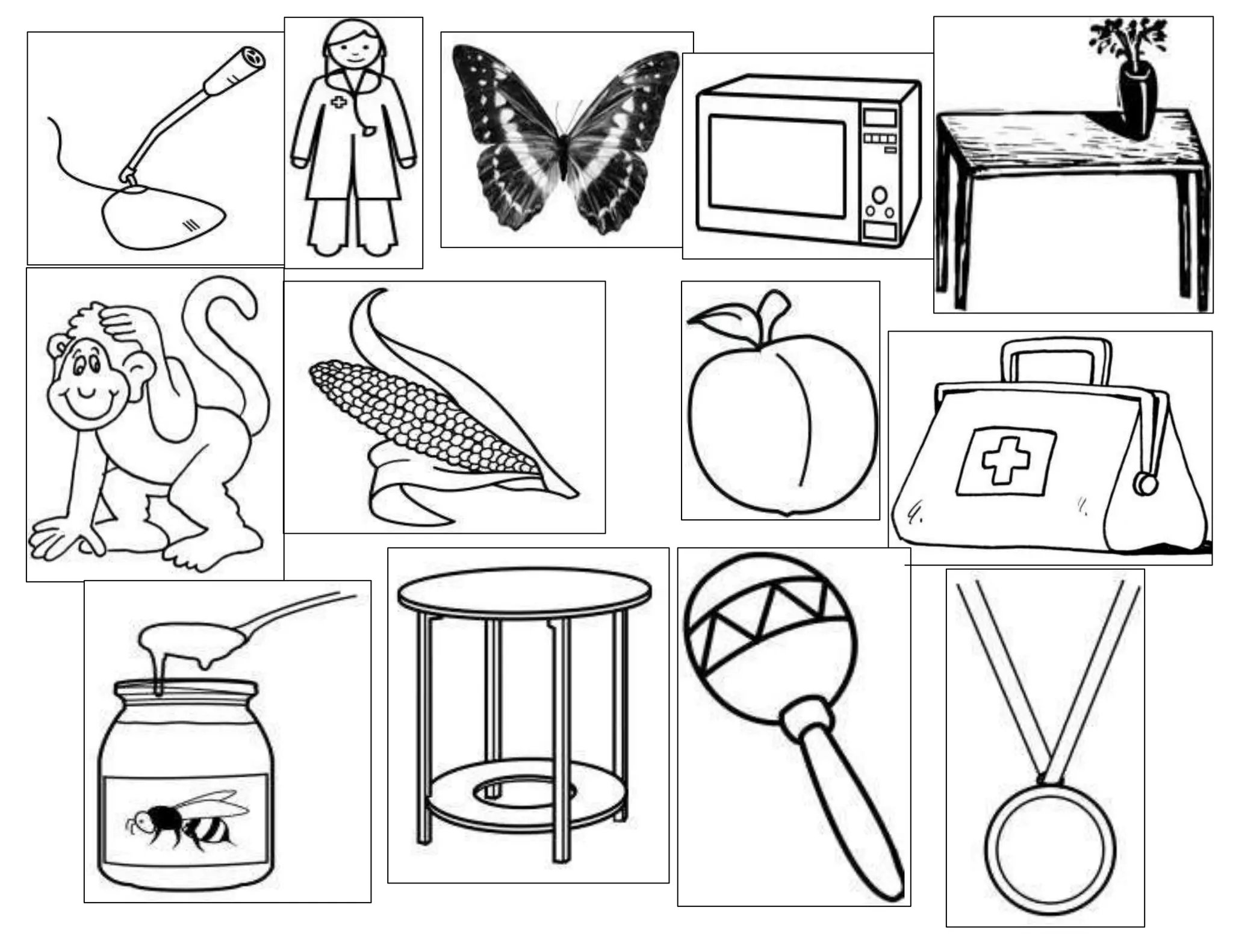Las consonantes m, p, s, l, t, n y d | DOCX