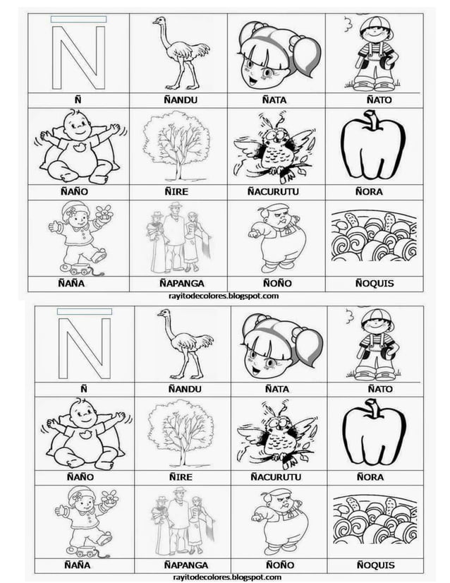 Las consonantes m, p, s, l, t, n y d | DOCX