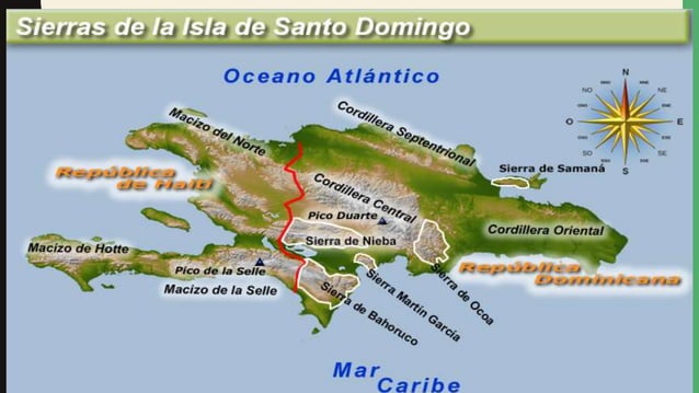 Las cordilleras y limites de la isal de santo domingo.pptx