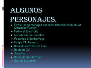 Breve resumen de las cruzadas | PPTX