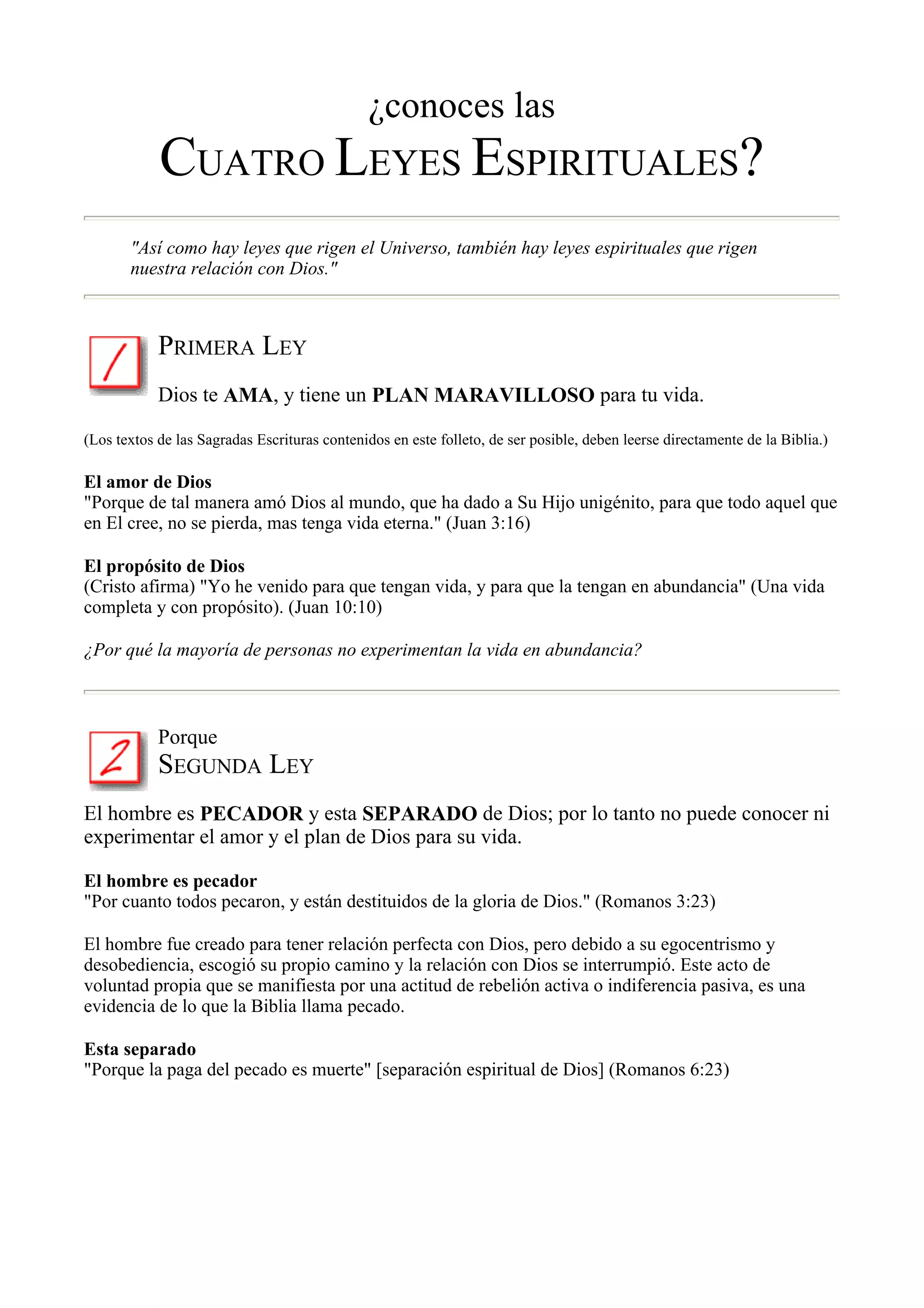 Las cuatro leyes_espirituales | PDF