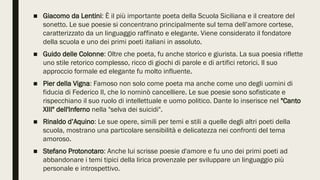 Riassunto della Scuola siciliana (Letteratura italiana) | PPTX