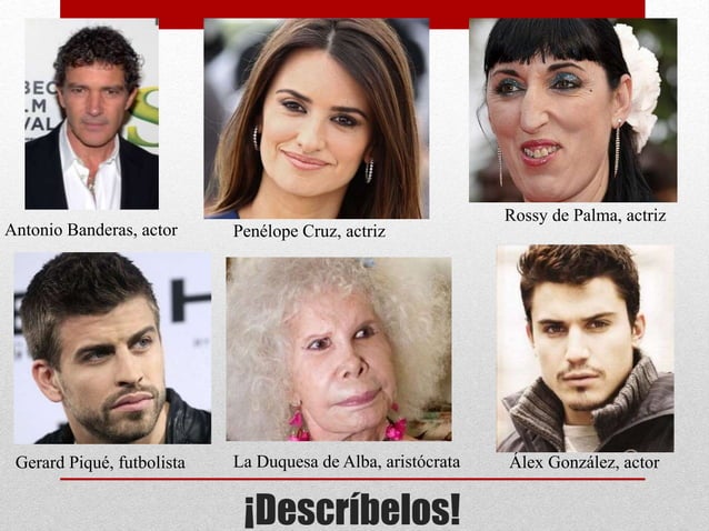 Las descripciones físicas, los estados de ánimo y la forma de ser | PPT