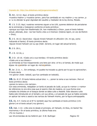 Las Dieciocho Enmiendas de los Soferim | PDF
