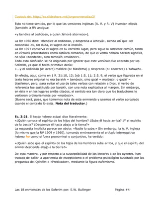 Las Dieciocho Enmiendas de los Soferim | PDF