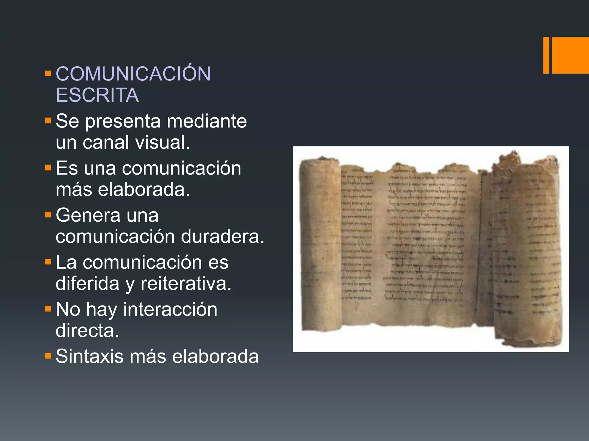 Las diferencias entre comunicación oral y escrita | PPTX | Talk Show | Genres
