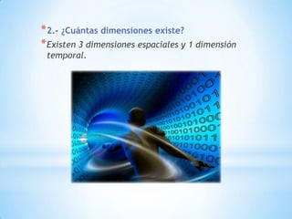 Las dimensiones | PPTX