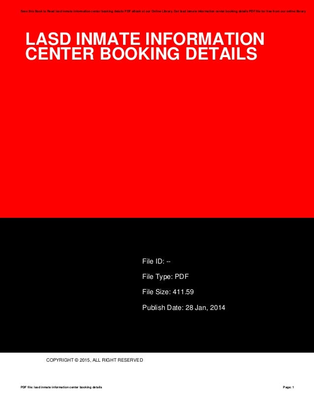 Inmate Information
