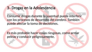 Las Drogas, tipos y efectos en el ser humano | PPTX
