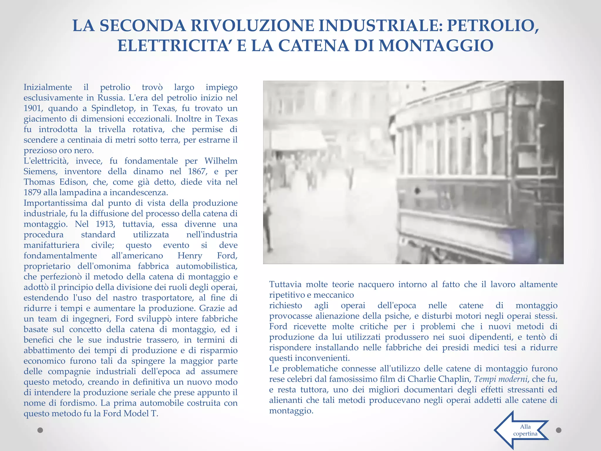 La seconda rivoluzione industriale | PPTX