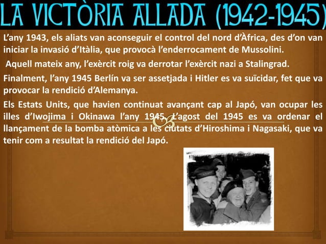 La segona guerra mundial | PPT